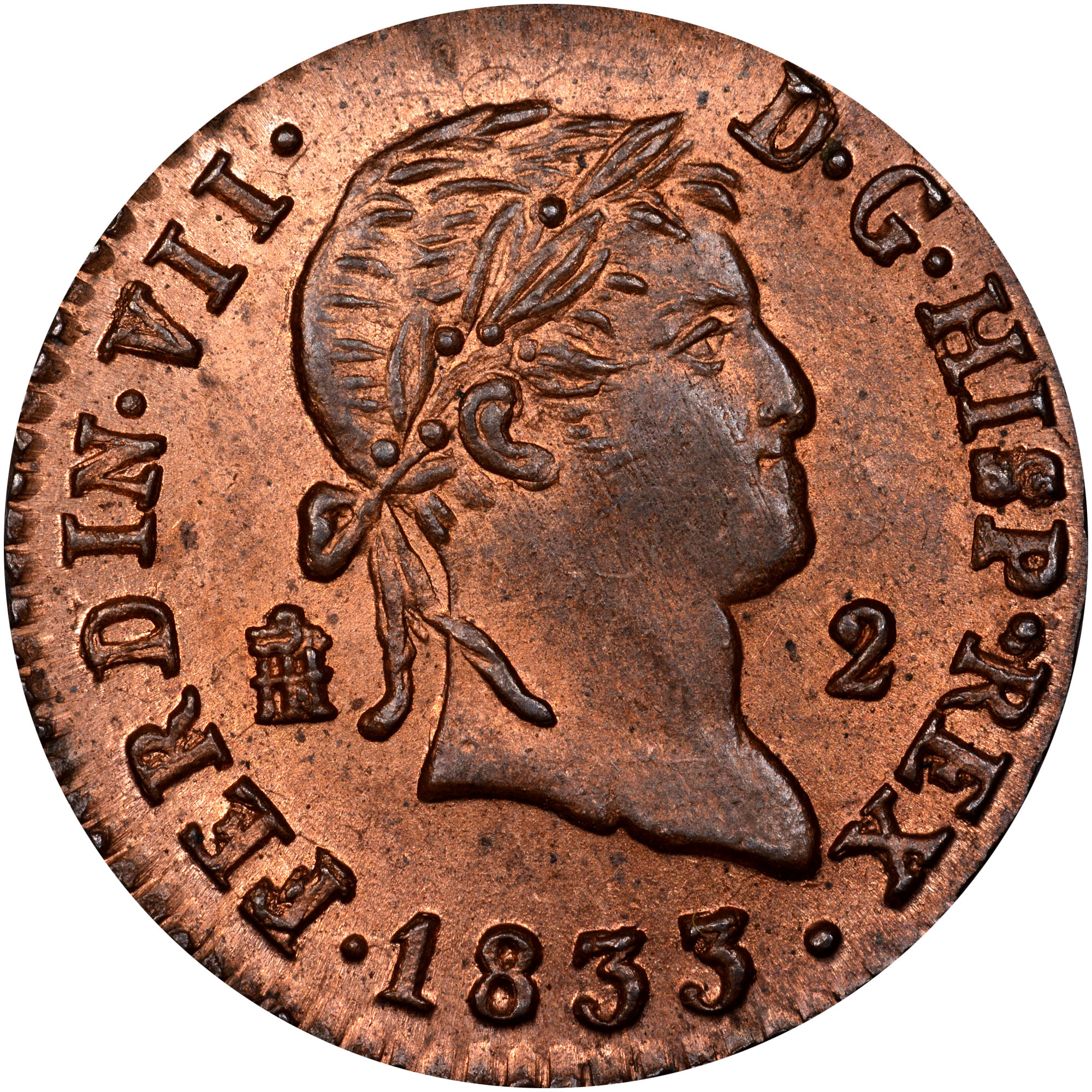 Spain 2 Maravedis KM 487.1 Prices & Values | NGC