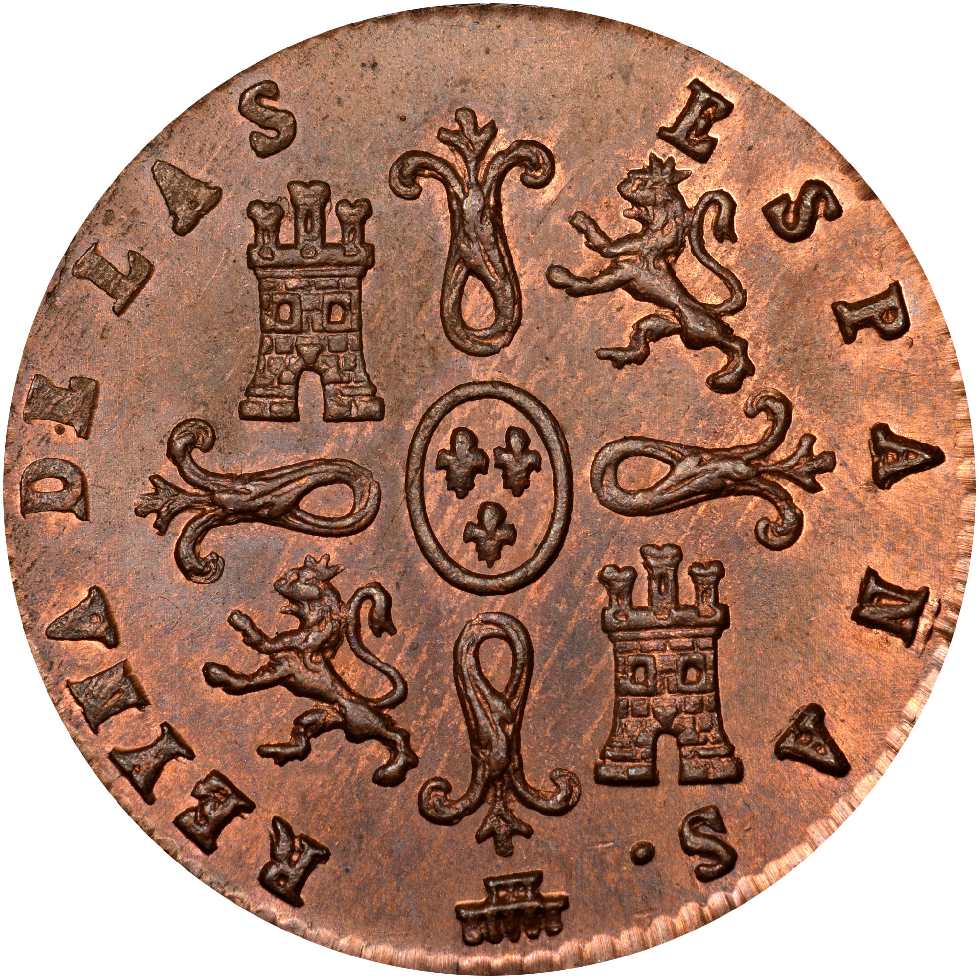 Spain 2 Maravedis KM 532.4 Prices & Values | NGC