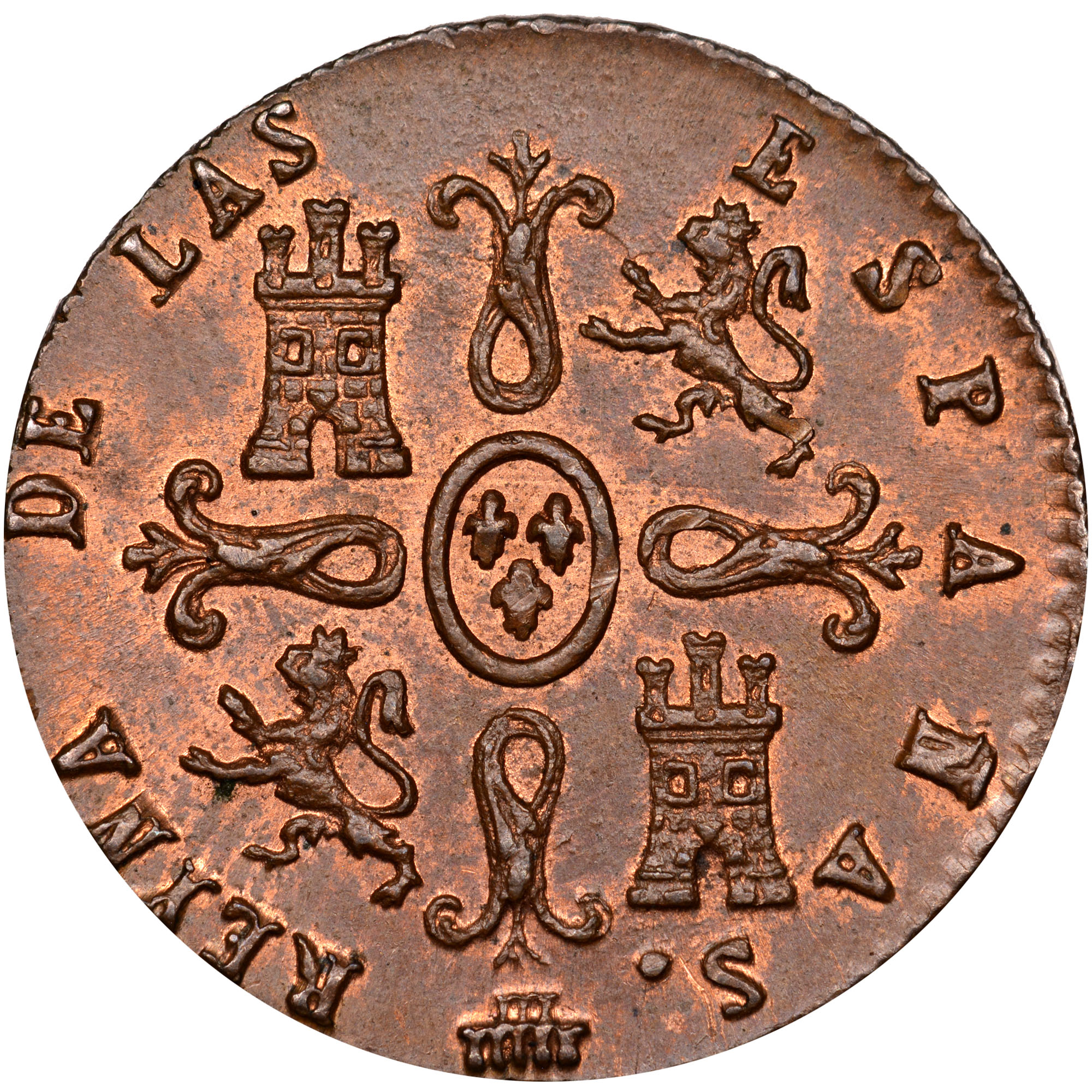 Spain 2 Maravedis KM 532.4 Prices & Values | NGC