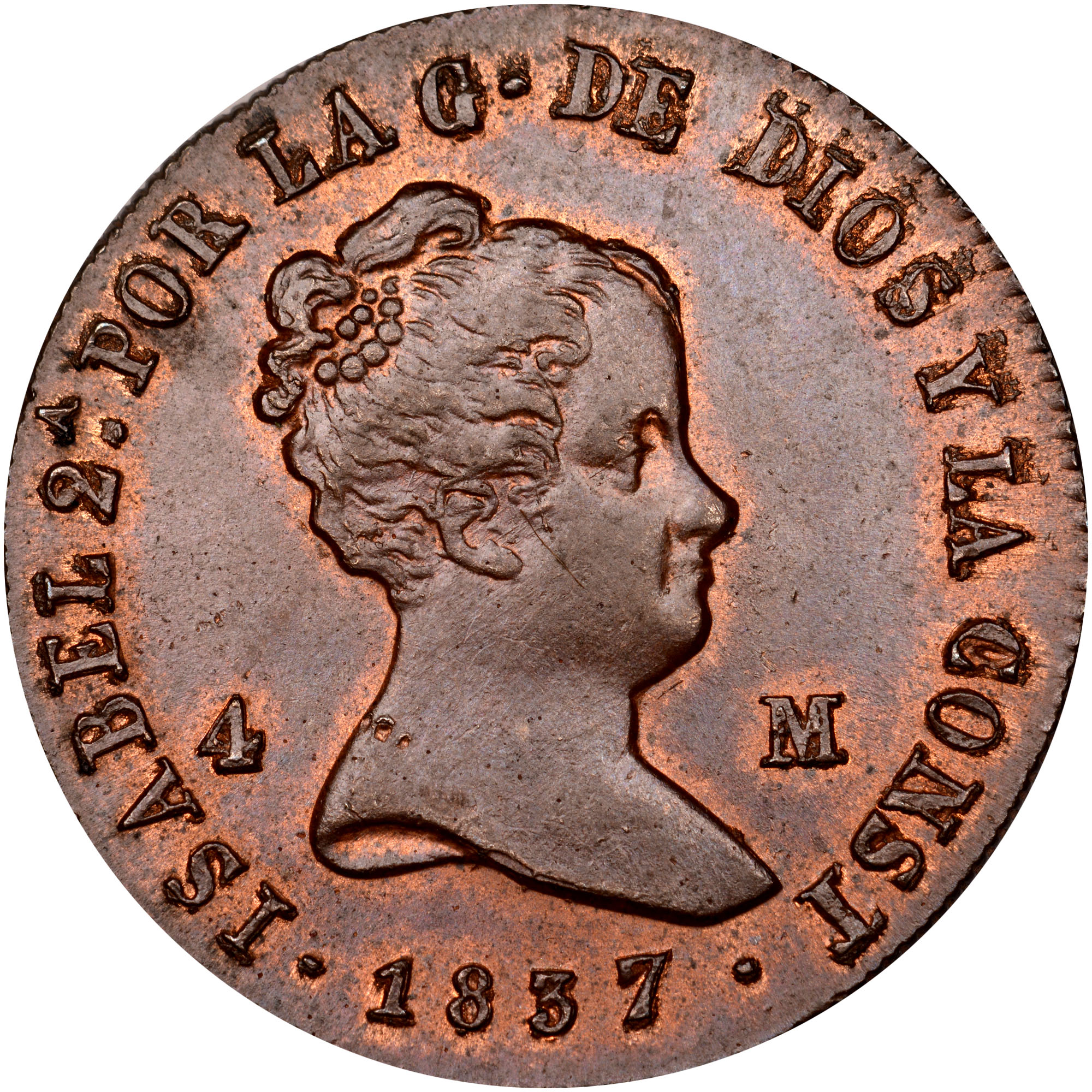 Spain 4 Maravedis KM 530.2 Prices & Values | NGC