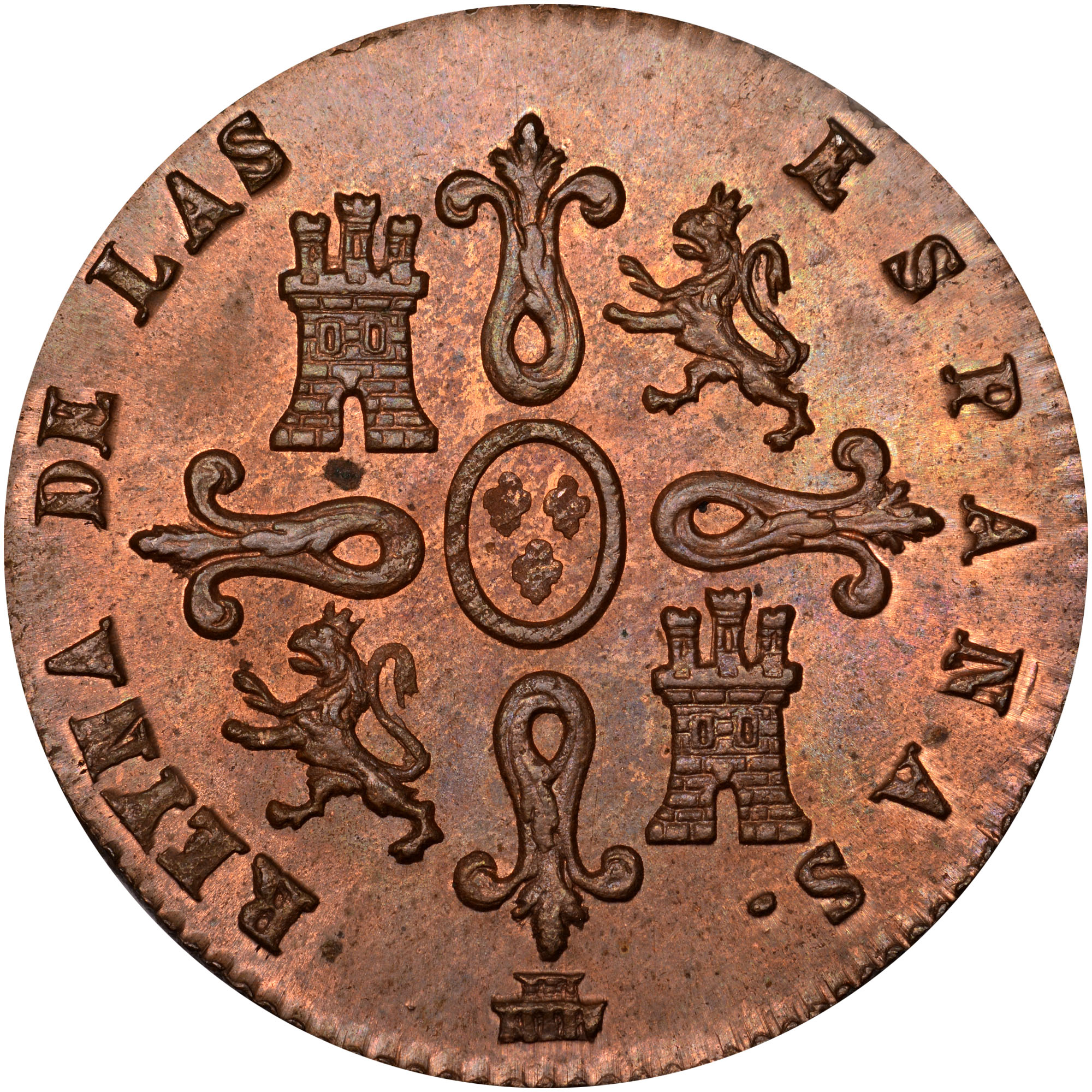 Spain 4 Maravedis KM 530.3 Prices & Values | NGC