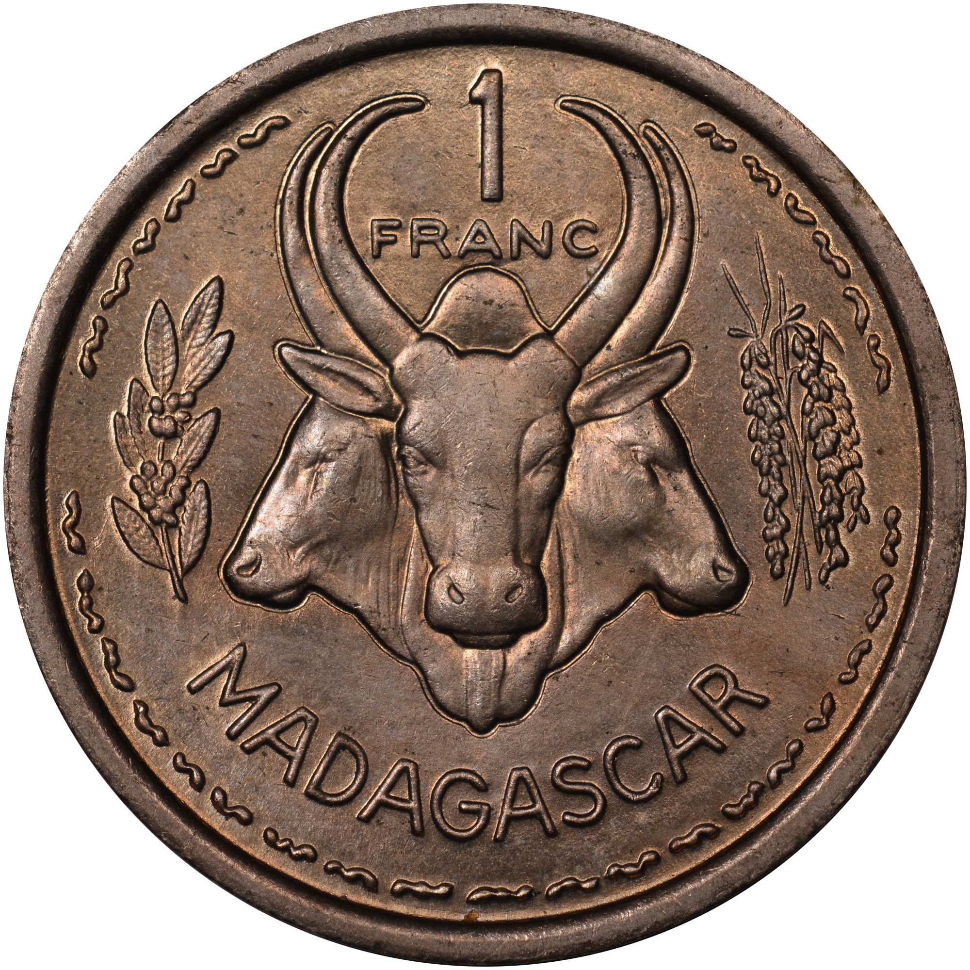 Madagascar Franc KM E1 Prices & Values | NGC