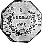 United States Private Gold CALIFORNIA (United States Private Gold) Dol