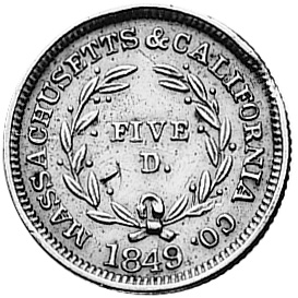 United States Private Gold CALIFORNIA (United States Private Gold) 5 D