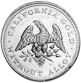 United States Private Gold CALIFORNIA Half Eagle KM 41.2 Prices & Valu