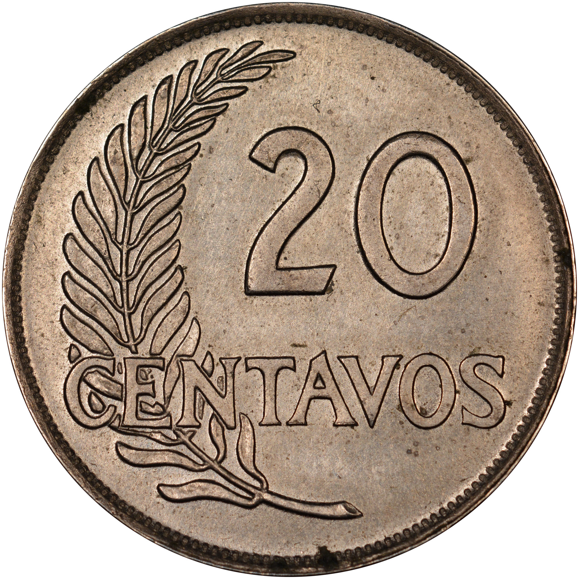 Peru 20 Centavos KM 221.2c Prices & Values | NGC