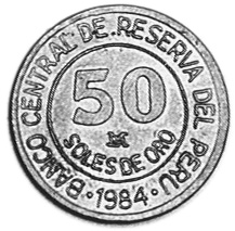 Peru 50 Soles KM 297 Prices & Values | NGC