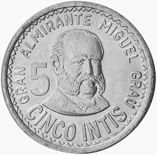 Peru 5 Intis KM 300 Prices & Values | NGC
