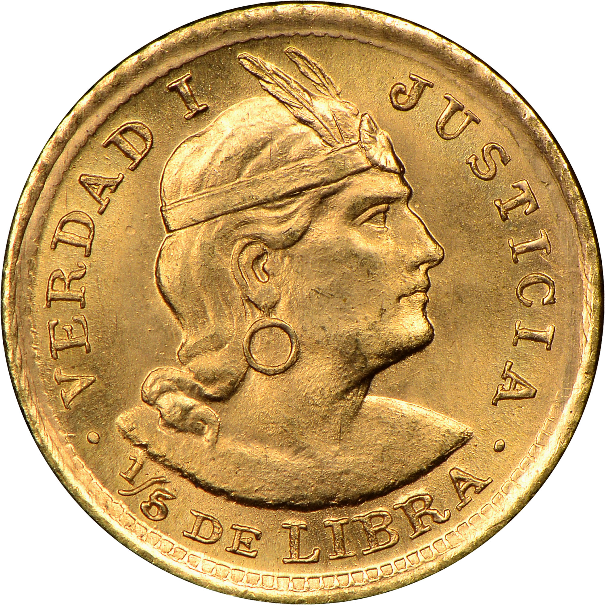 Peru 1/5 Libra KM 210 Prices & Values | NGC