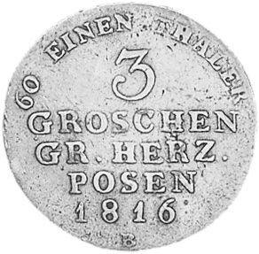 Poland POSEN 3 Groschen KM 31 Prices & Values | NGC