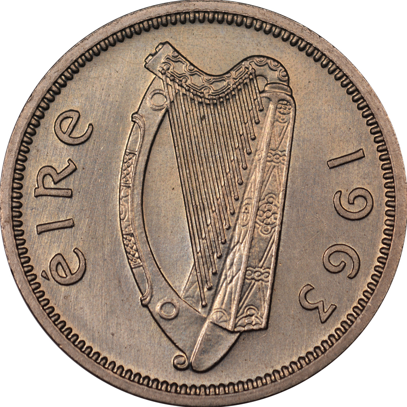 Ireland Republic 3 Pence KM 12a Prices & Values | NGC