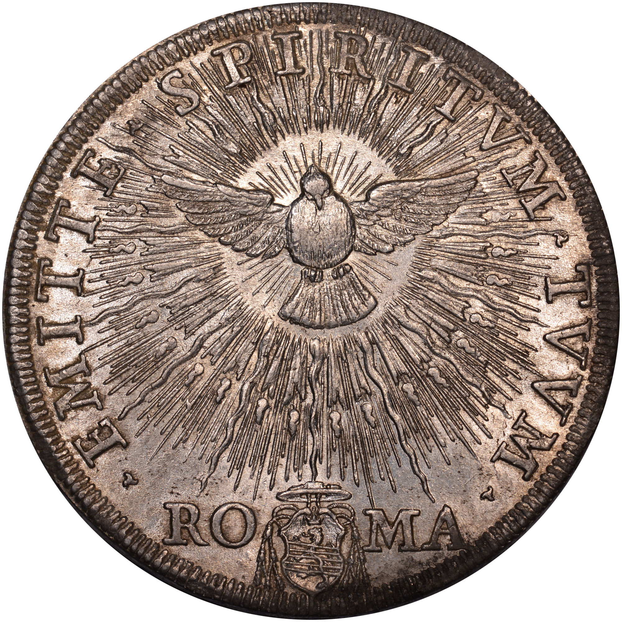 Italian States PAPAL STATES Piastra KM 497 Prices & Values | NGC