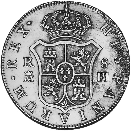 Spain 8 Reales KM 414.1 Prices & Values | NGC