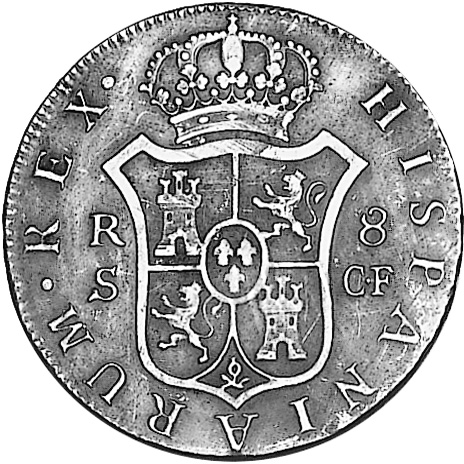 Spain 8 Reales KM 414.2 Prices & Values | NGC