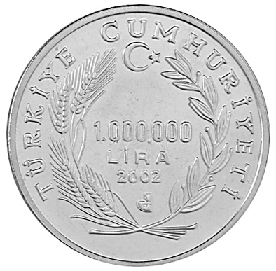 Turkey 1000000 Lira KM 1163 Prices & Values | NGC