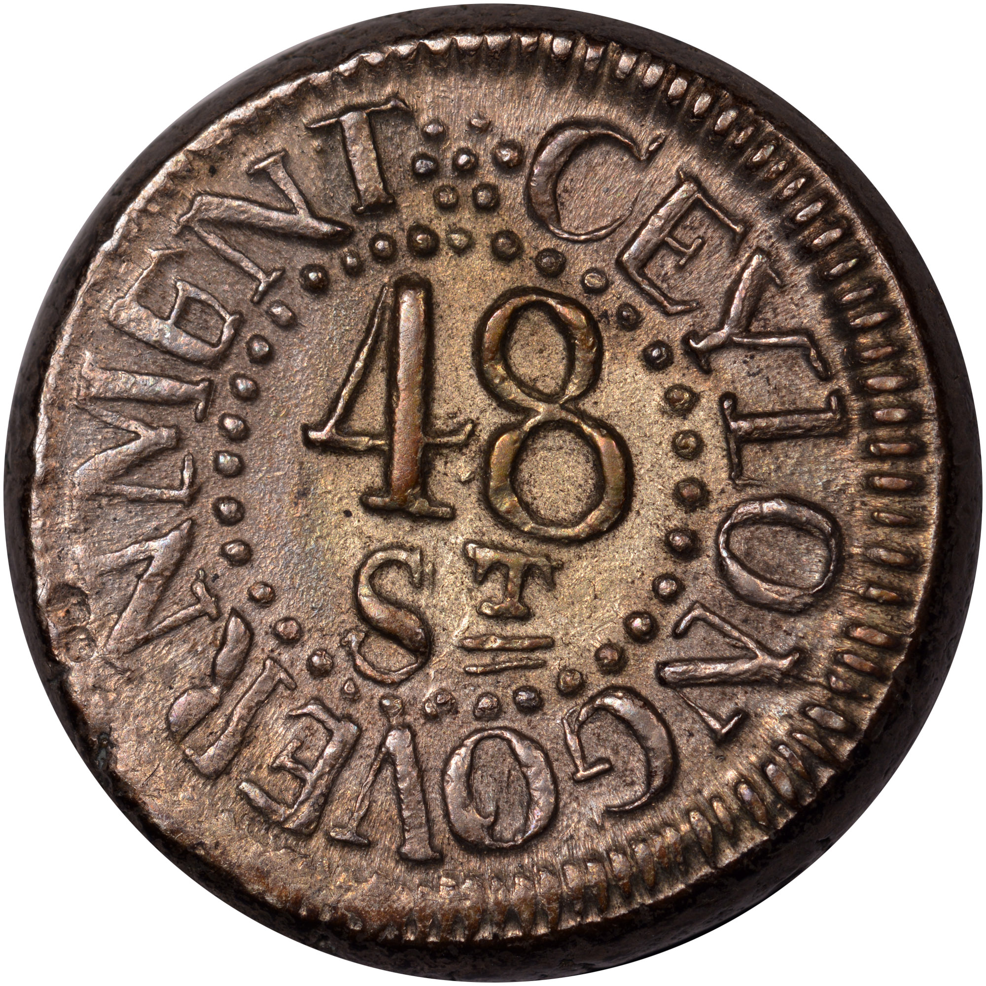 Ceylon 48 Stivers KM 77 Prices & Values | NGC