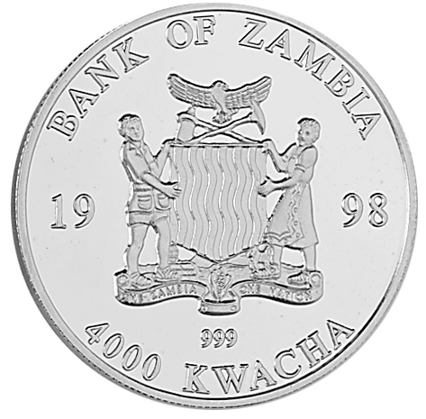 Zambia 4000 Kwacha KM 162 Prices & Values | NGC