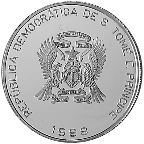 Saint Thomas & Prince Island 2000 Dobras-1 Euro KM 111 Prices & Values