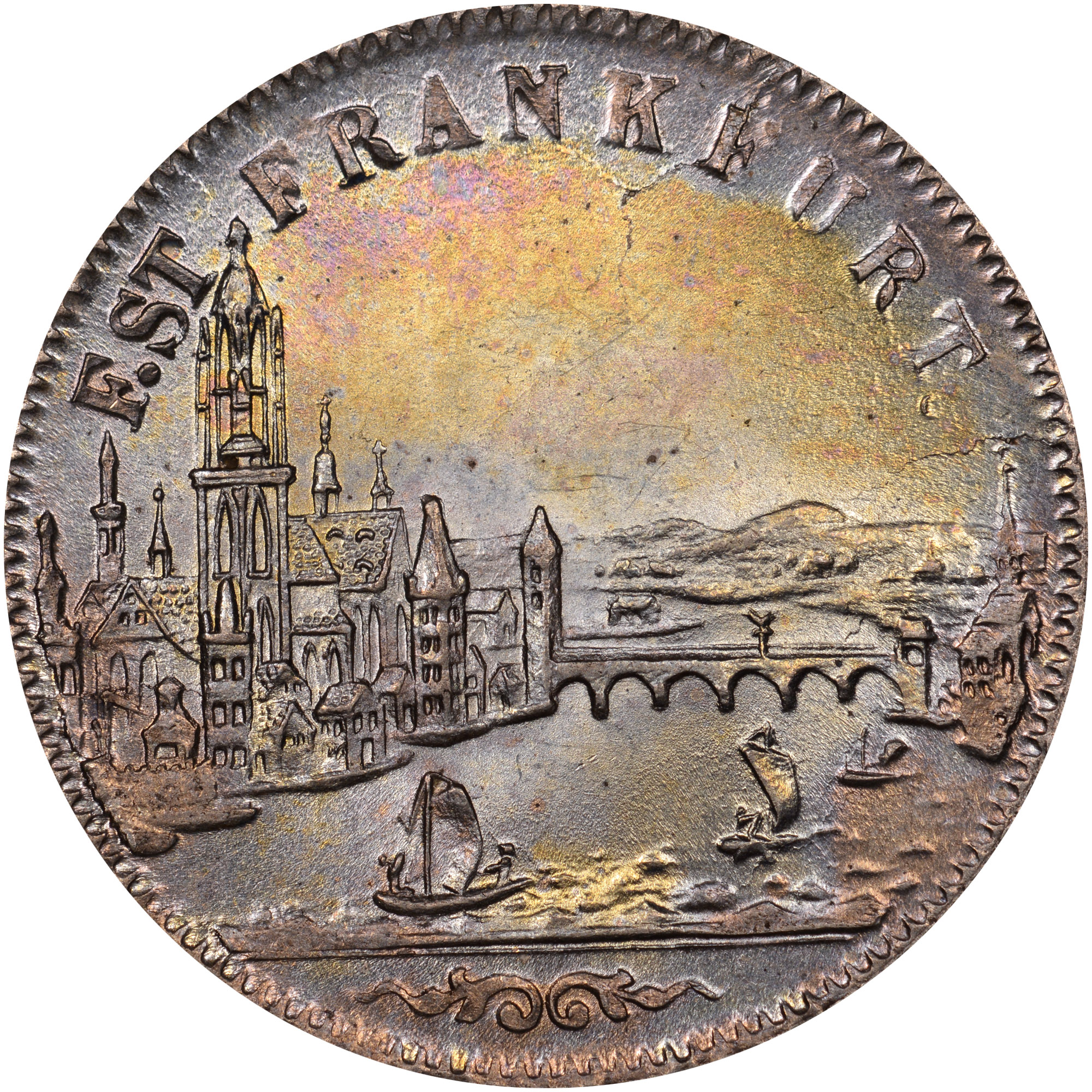 German States FRANKFURT AM MAIN 6 Kreuzer KM 350 Prices & Values | NGC