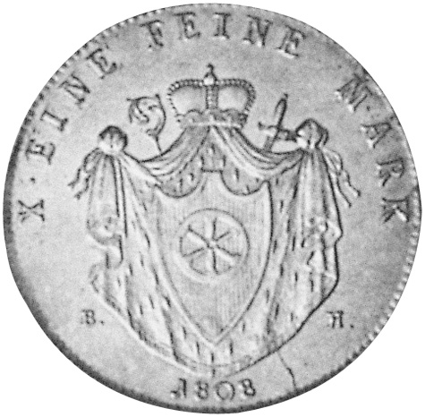 German States RHENISH CONFEDERATION Thaler KM 3 Prices & Values | NGC