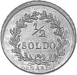 Italian States ITALIAN REPUBLIC 1/2 Soldo KM Pn15 Prices & Values | NG