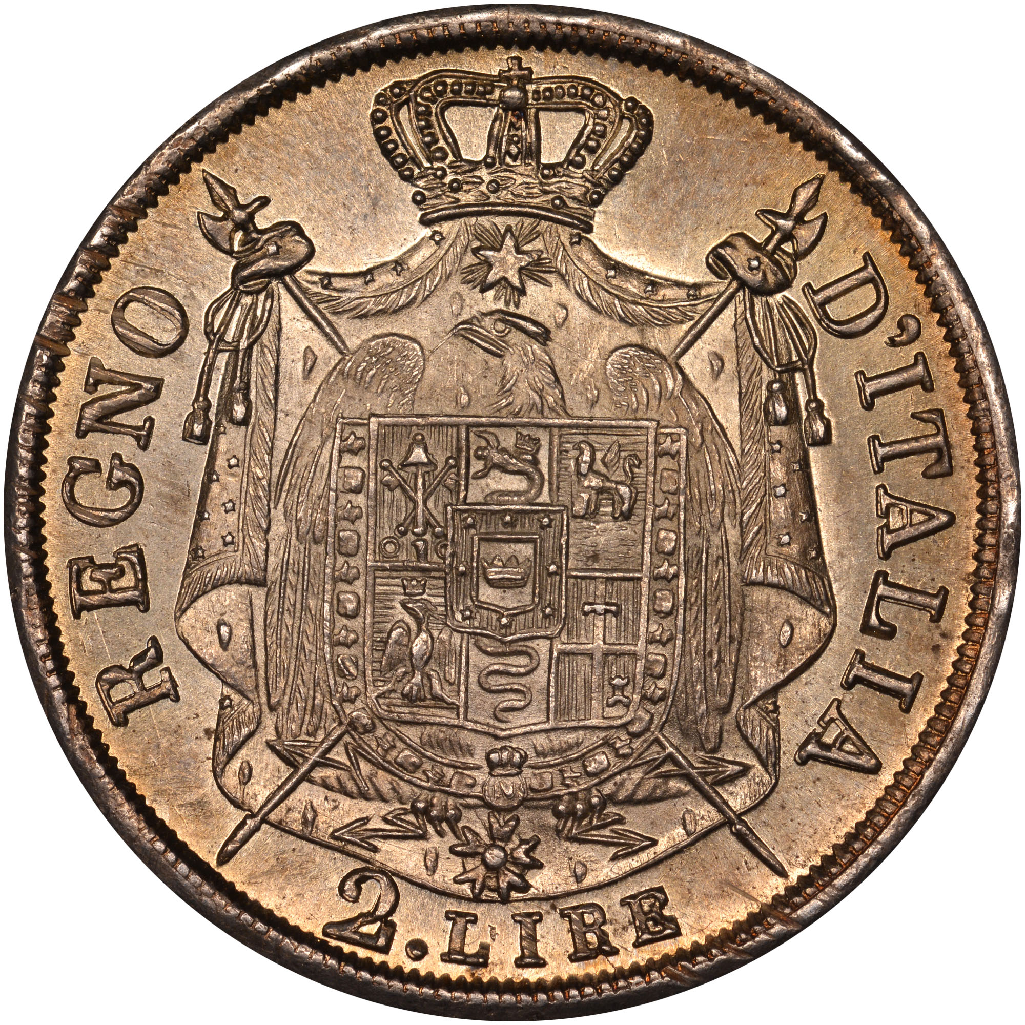 Italian States KINGDOM OF NAPOLEON 2 Lire C 9.1 Prices & Values | NGC