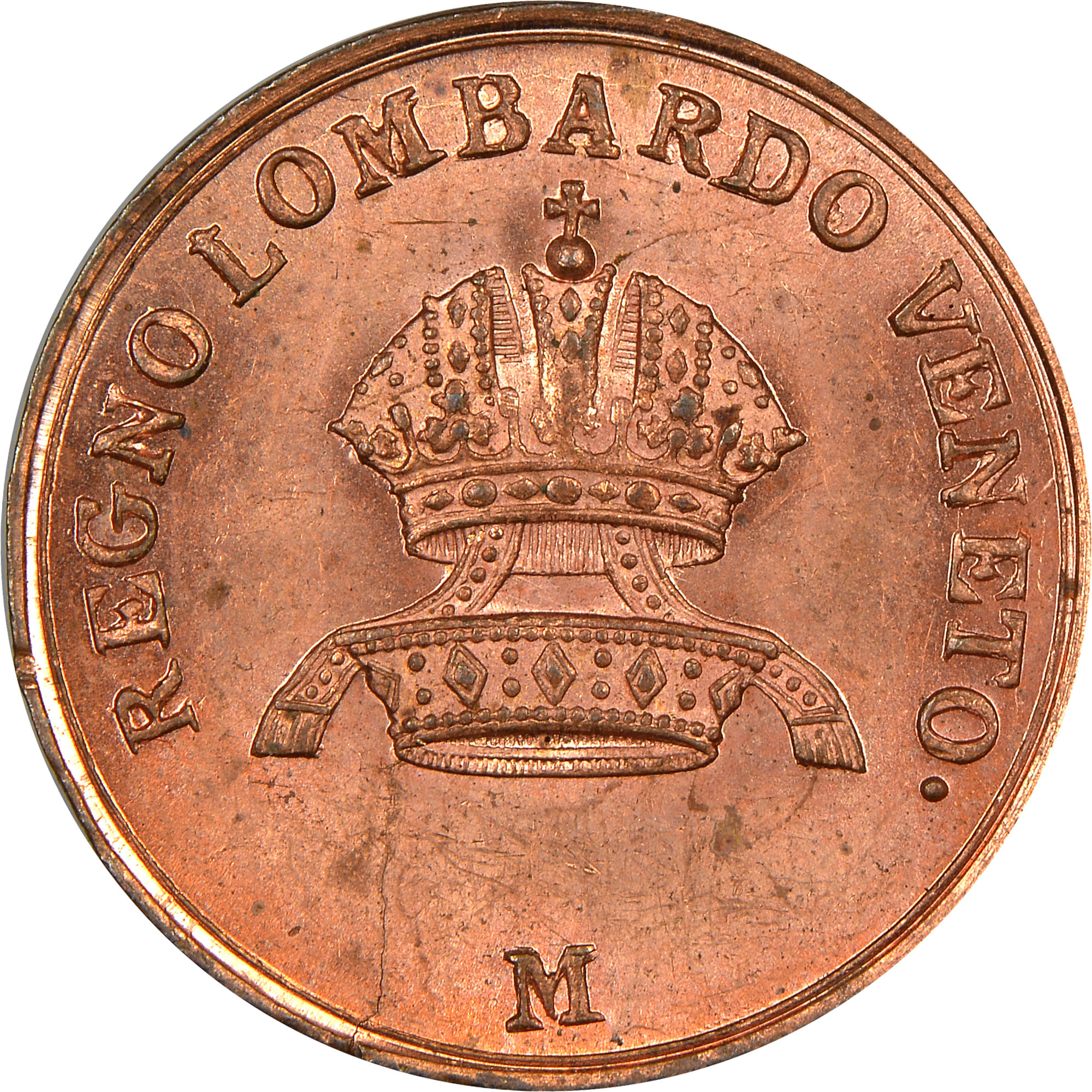 Italian States LOMBARDY-VENETIA Centesimo C 1.2 Prices & Values | NGC