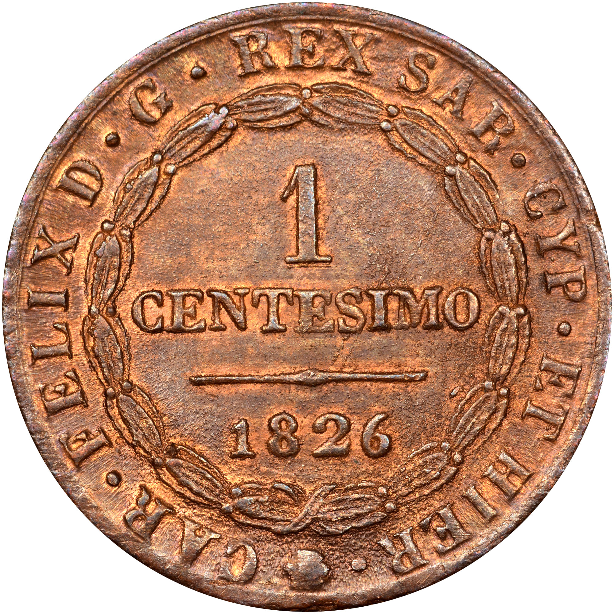 Italian States SARDINIA Centesimo KM 125.2 Prices & Values | NGC