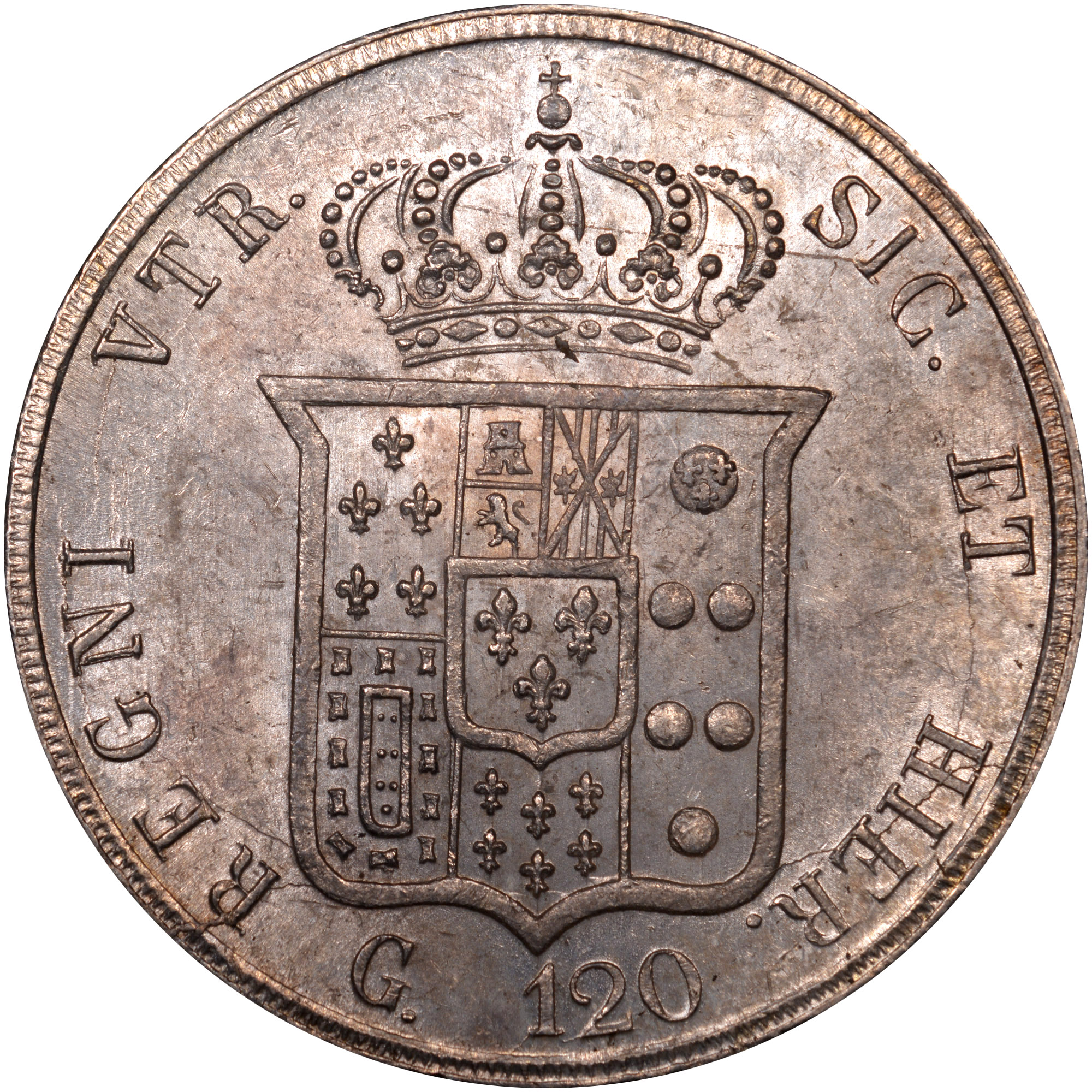 Italian States NAPLES 120 Grana KM 370 Prices & Values | NGC