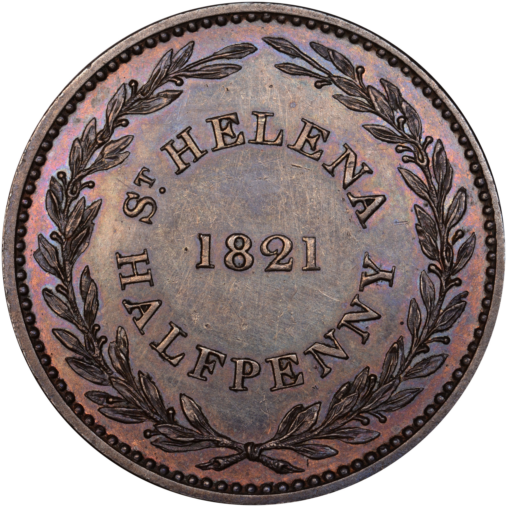 Saint Helena & Ascension 1/2 Penny KM A4a Prices & Values | NGC