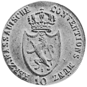 German States NASSAU 10 Kreuzer KM 17 Prices & Values | NGC