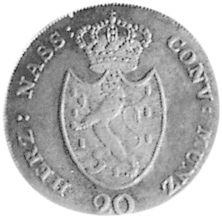 German States NASSAU 20 Kreuzer KM 28 Prices & Values | NGC