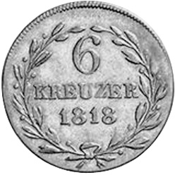 German States NASSAU 6 Kreuzer KM 46.1 Prices & Values | NGC