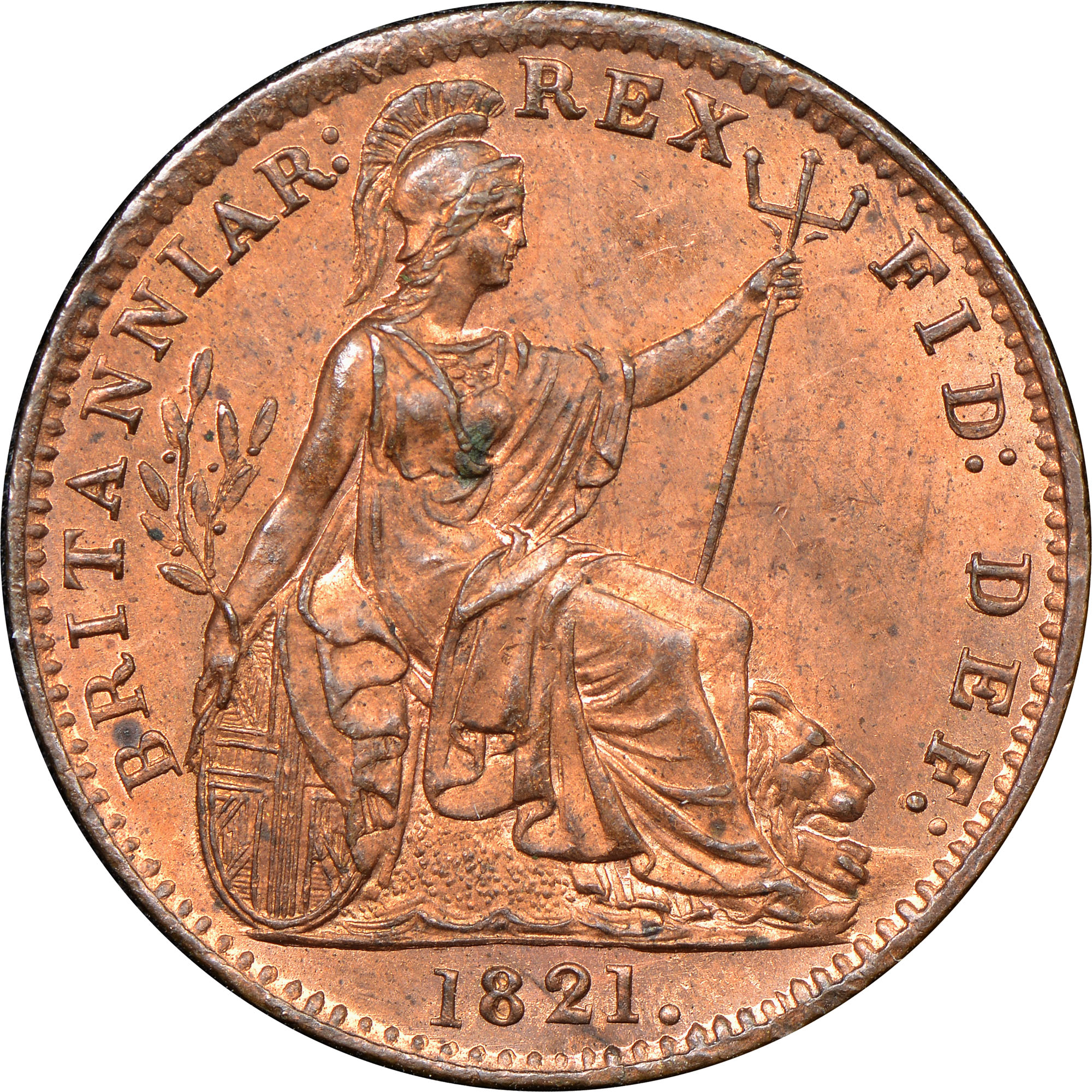 1821-I823 Great Britain Farthing KM 677 Prices & Values | NGC