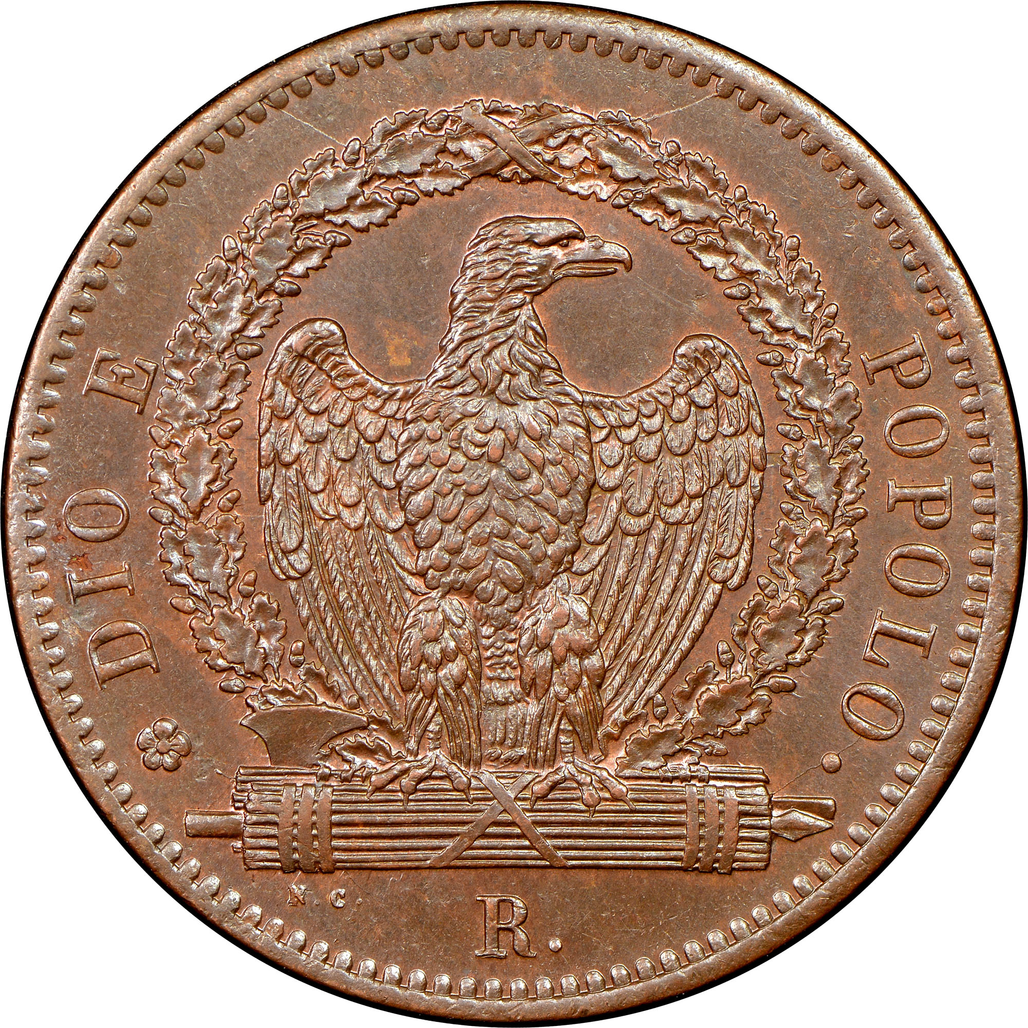 Italian States ROMAN REPUBLIC 3 Baiocchi KM 23.1 Prices & Values | NGC