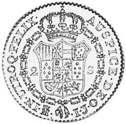 Spain 2 Escudos KM 480 Prices & Values | NGC