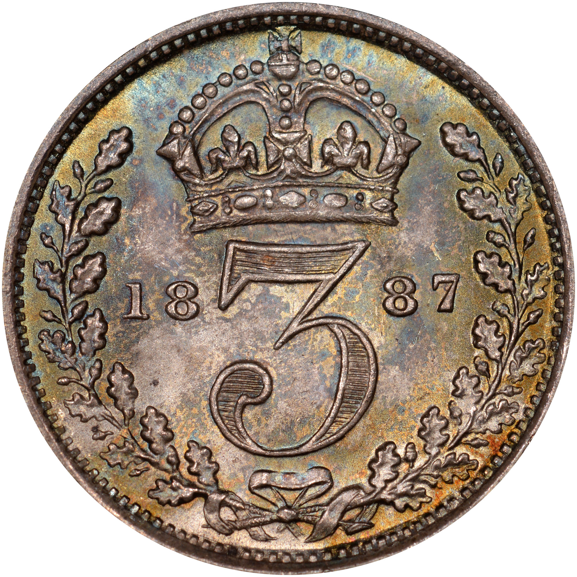 Great Britain 3 Pence KM 758 Prices Values NGC