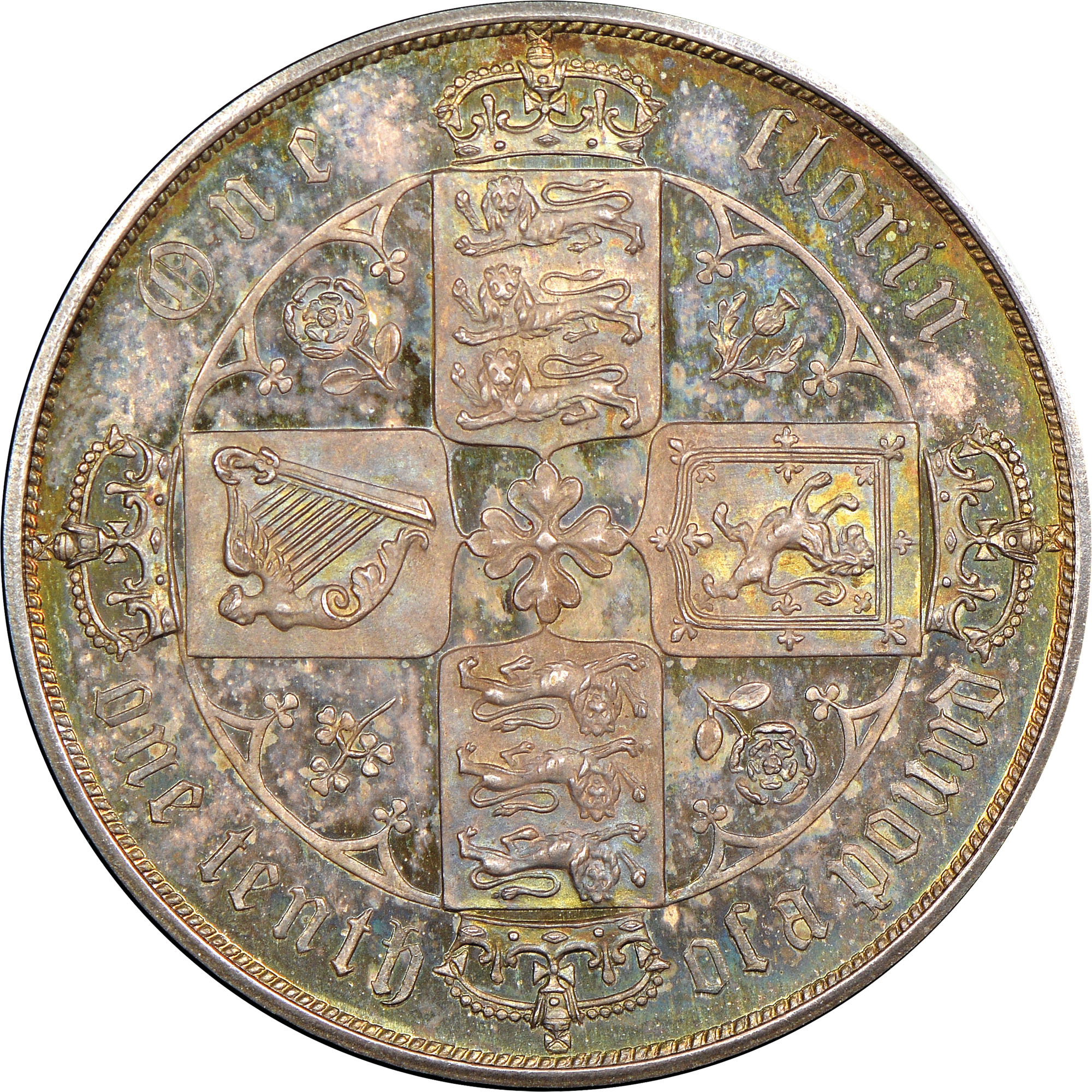 Great Britain Florin KM 746.3 Prices & Values | NGC