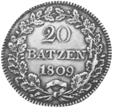 Swiss Cantons AARGAU 20 Batzen KM Pn1 Prices & Values | NGC