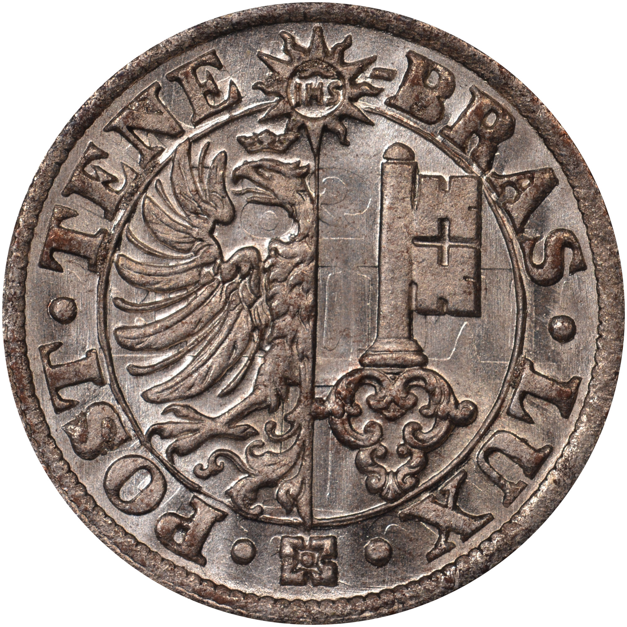 Swiss Cantons GENEVA (Swiss Cantons) Centime KM 125a Prices & Values