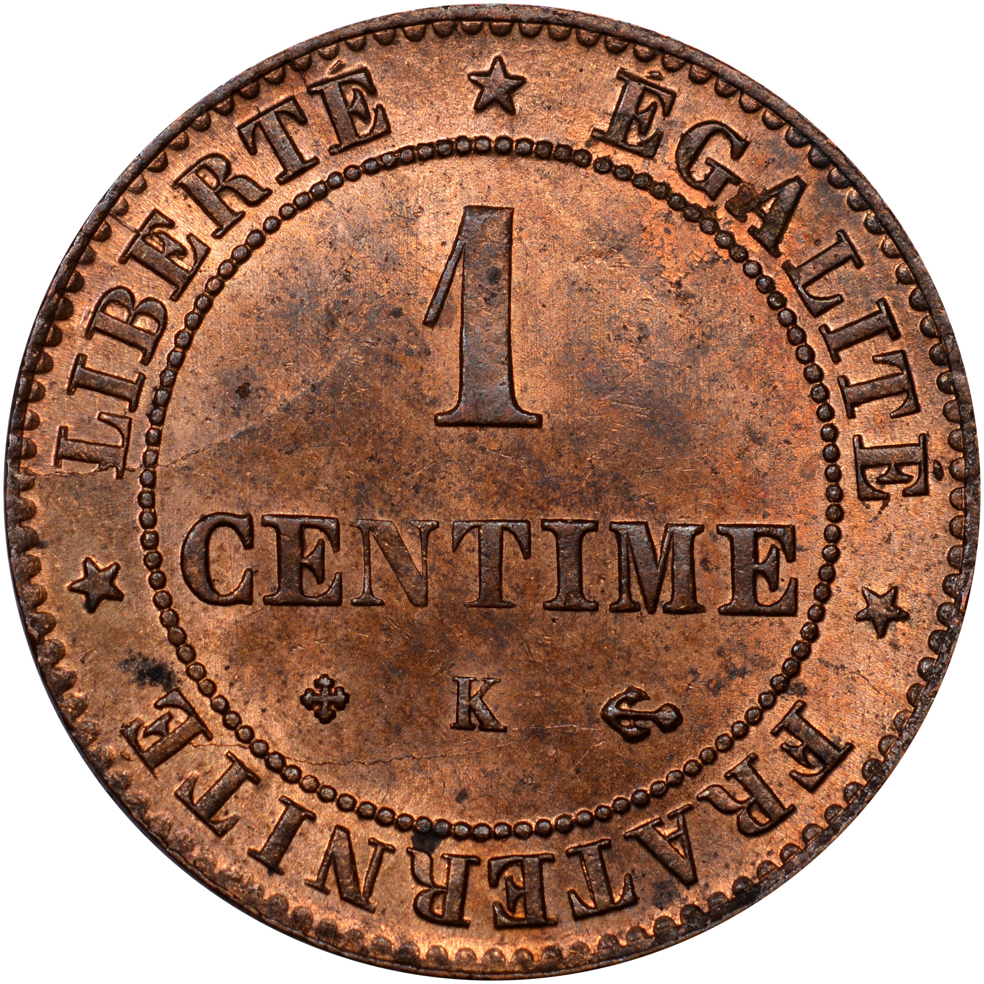 France Centime KM 826.2 Prices & Values | NGC