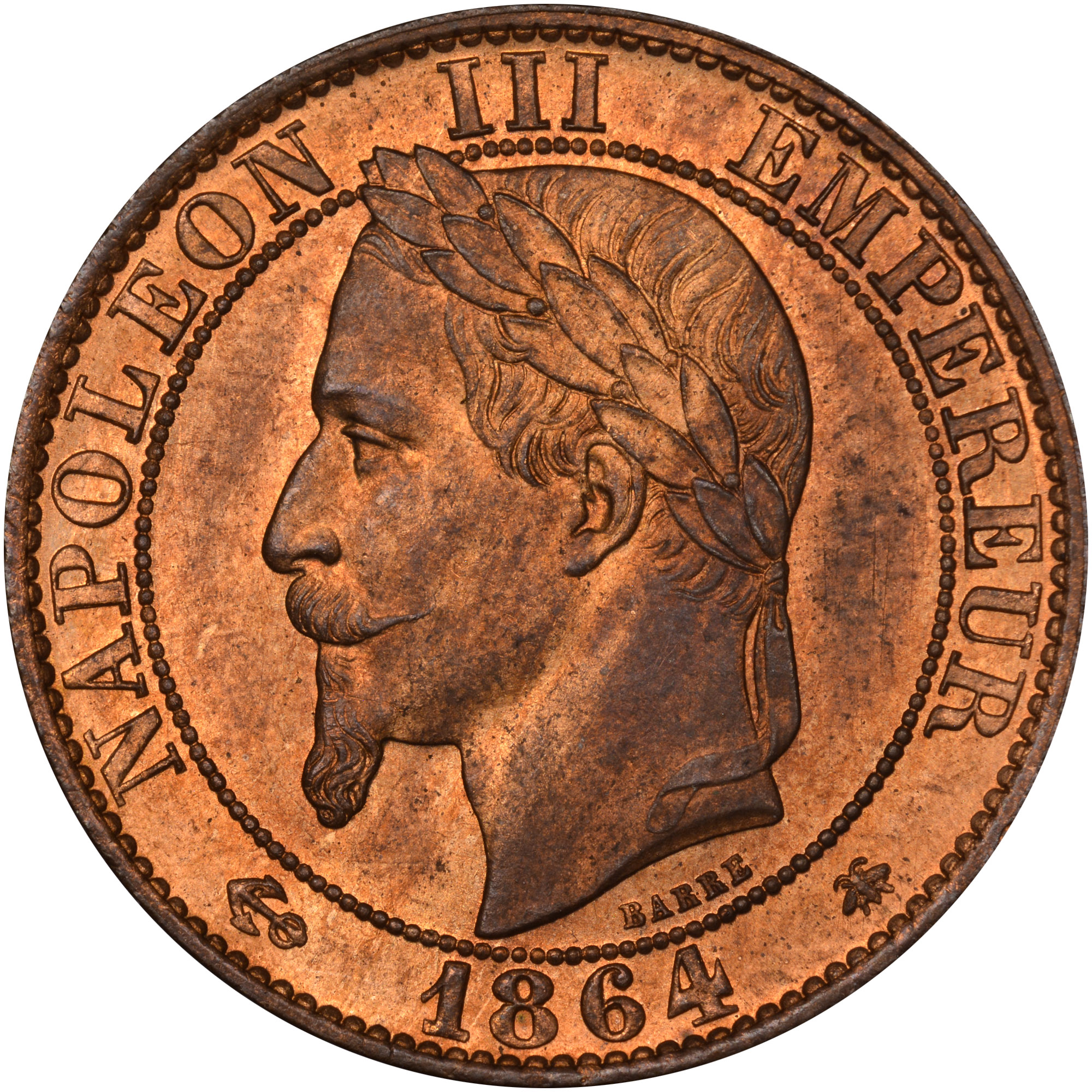 France 5 Centimes KM 797.1 Prices & Values | NGC