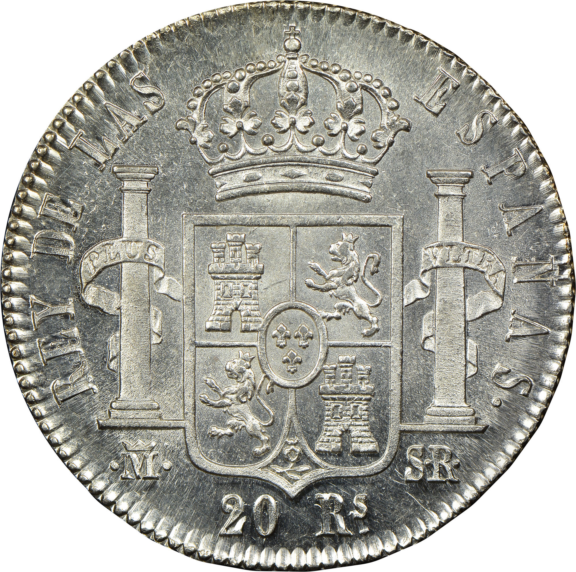 Spain 20 Reales KM 561 Prices & Values | NGC