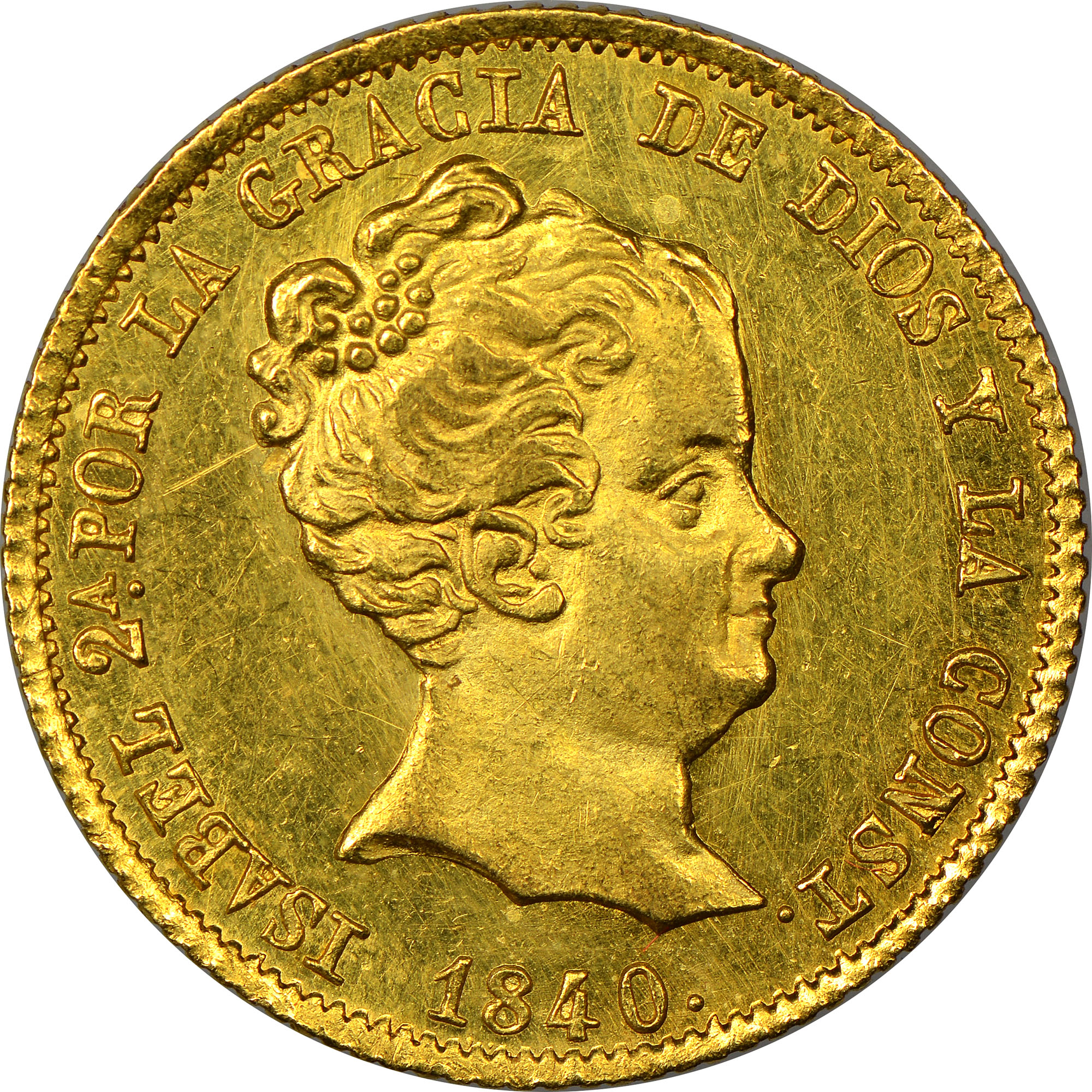 Spain 80 Reales KM 578.1 Prices & Values | NGC