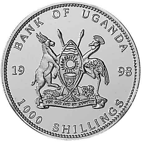 Uganda 1000 Shillings KM 119 Prices & Values | NGC