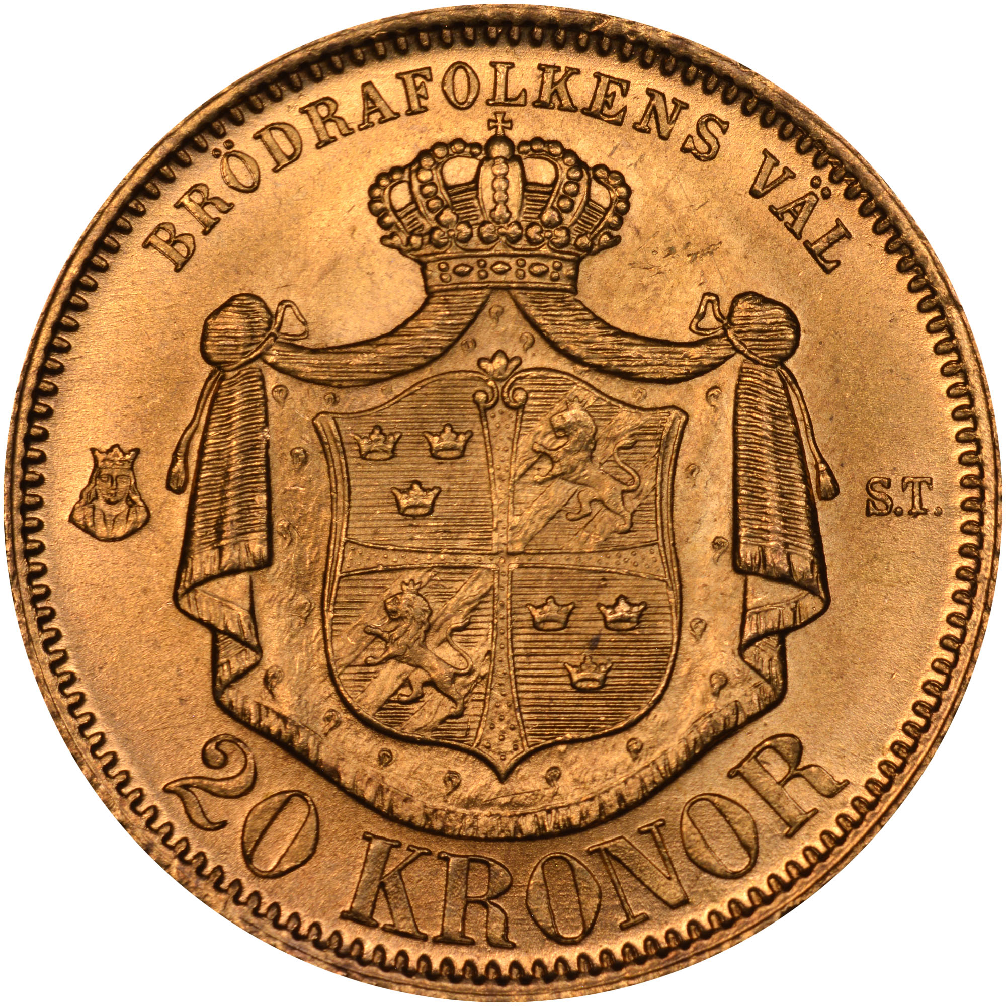 Sweden 20 Kronor KM 733 Prices & Values | NGC