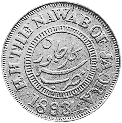 India-Princely States JAORA 2 Paisa KM 12 Prices & Values | NGC