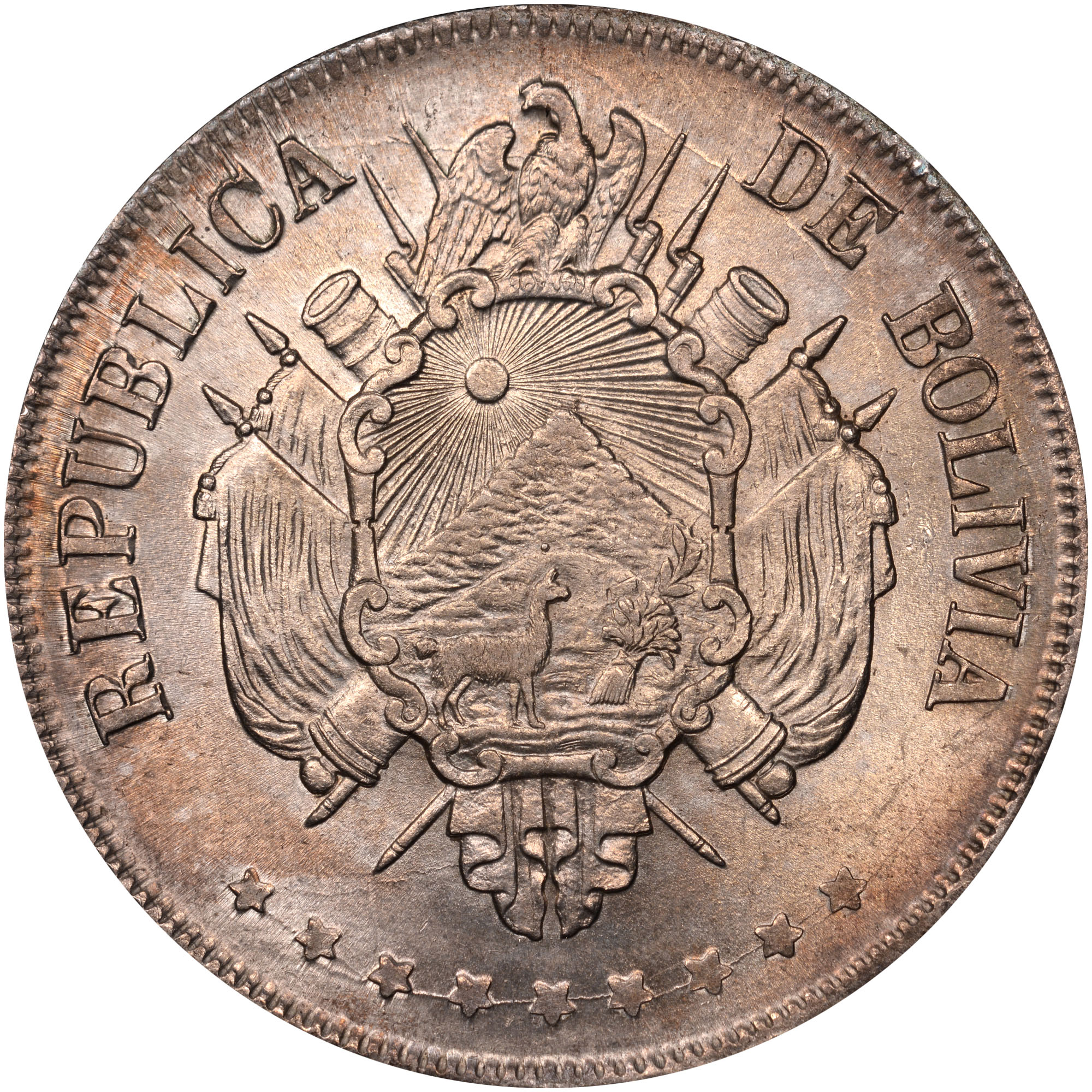Bolivia Boliviano KM 155.4 Prices & Values | NGC