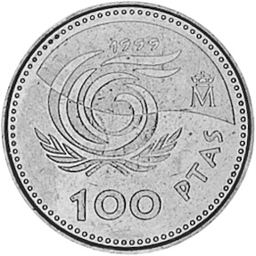 Spain 100 Pesetas KM 1006 Prices & Values | NGC