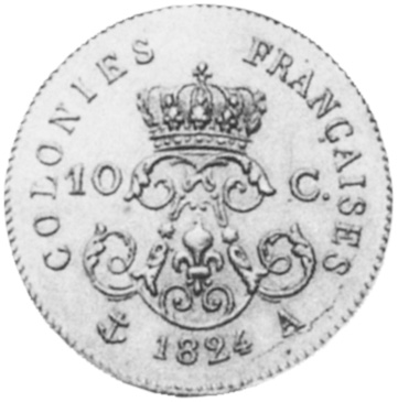 French Colonies Un Sou KM E5 Prices & Values | NGC